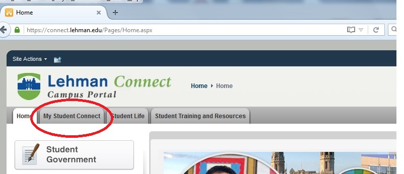 SETL on Student Connect